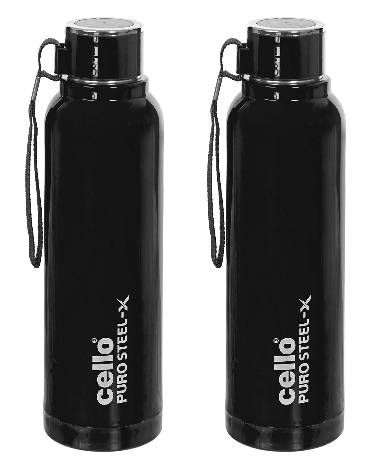 Cello Puro Steel-X Benz Insulated Bottle with Stainless Steel Inner ...