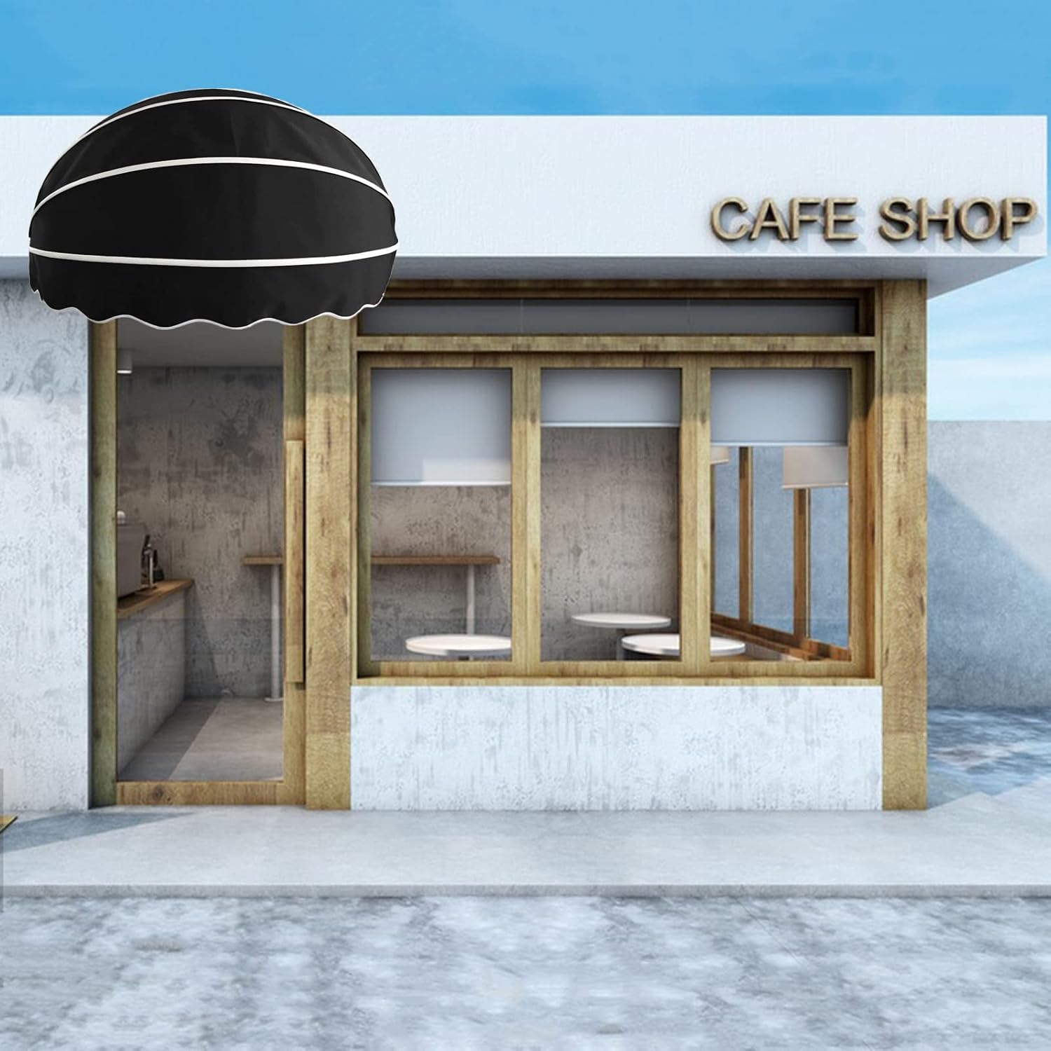 Amazon.com : Foldable Door Awning Door Canopy, Rain Shelter Canvas Dome ...