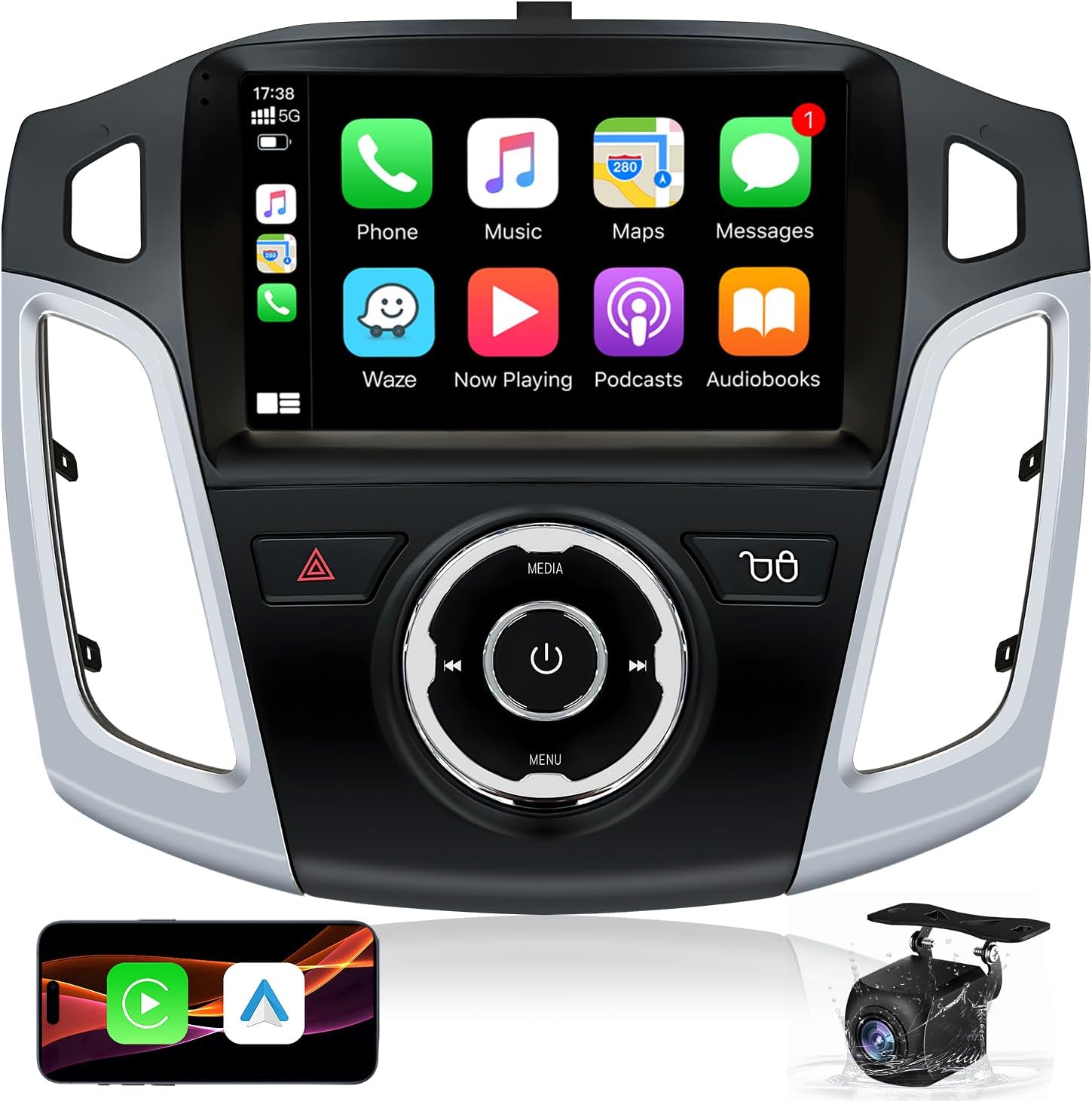 Amazon.com: Android 12 Car Radio for Ford Focus 2012-2018: 9 Inch 1280× ...