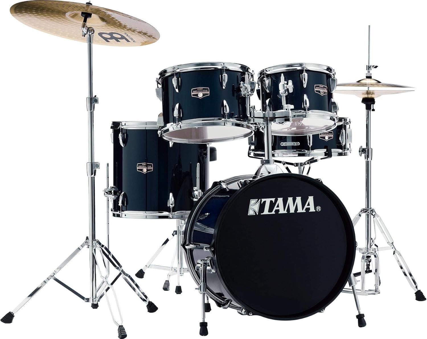 Amazon.com: Tama Imperialstar 5-piece Complete Set with Meinl Cymbals ...