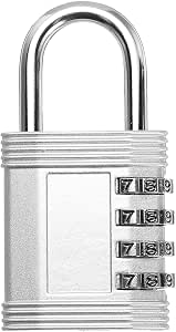PATIKIL Locker Locks with Code Outdoor 4 Digit Waterproof Padlock Sport ...