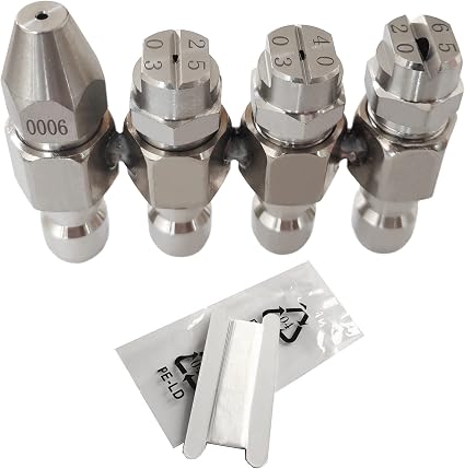 Amazon.com: 2.5 GPM Pressure Washer Nozzle 030,Jrod Tip Water Cleaning ...