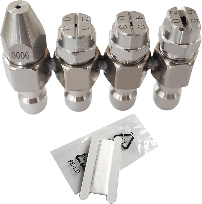 Amazon.com: 2.5 GPM Pressure Washer Nozzle 030,Jrod Tip Water Cleaning ...