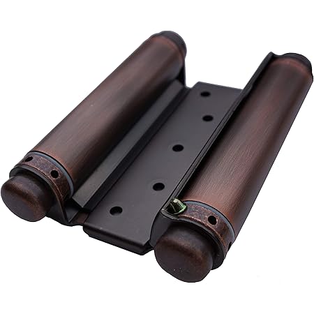 Cafe Door 5" Spring Hinge in Black Double Acting Barrel Spring Hinge ...
