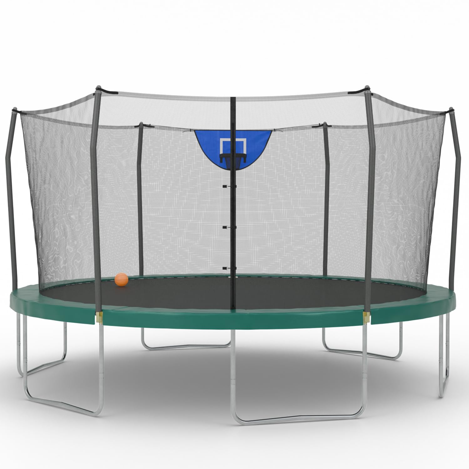 Snapklik.com : Skywalker Trampolines 15 Foot Jump N Dunk Round Trampoline