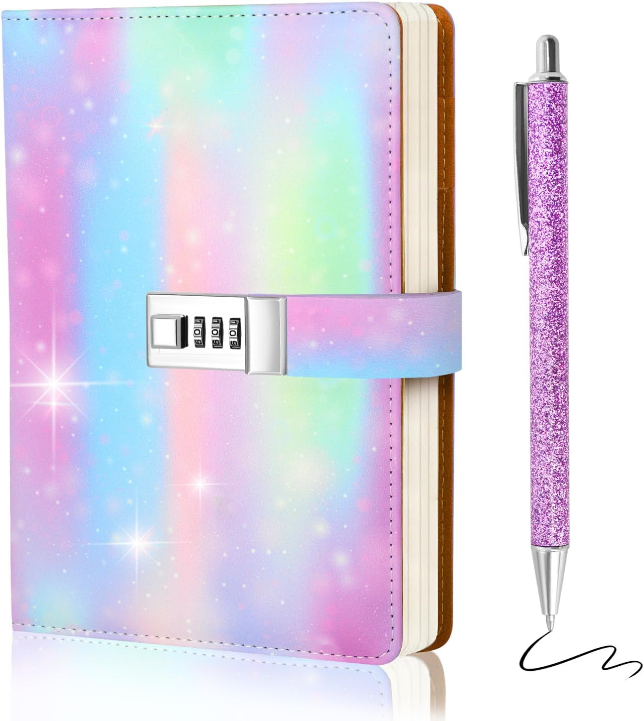 Amazon.com: Journal with Lock, A5 Diary for Girls Ages 8-12, 192 Pages ...