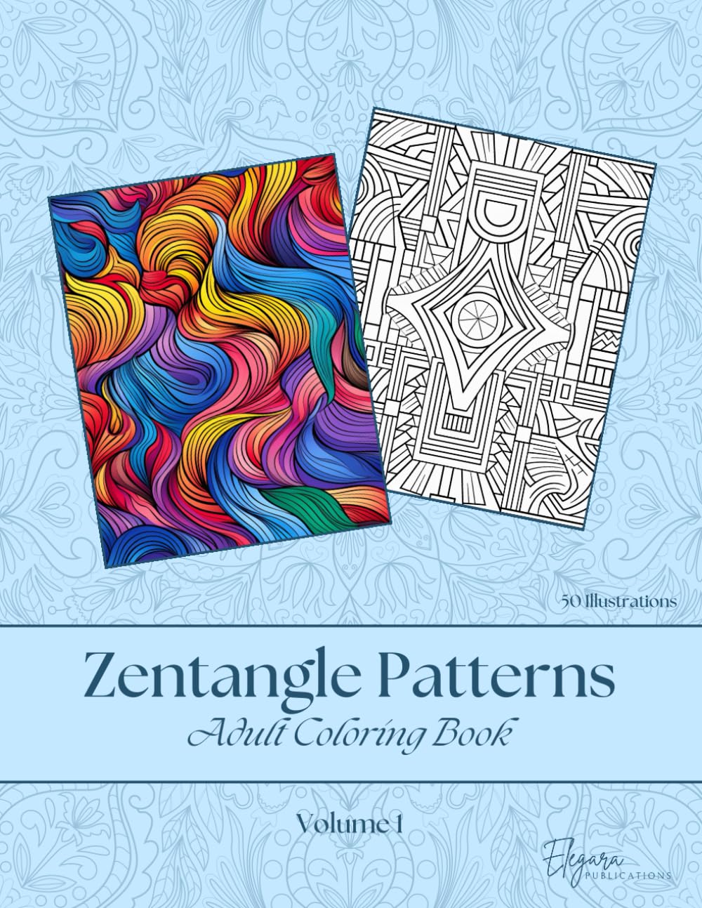 Amazon.com: Zentangle Patterns - Adult Coloring Book - Volume 1: ...