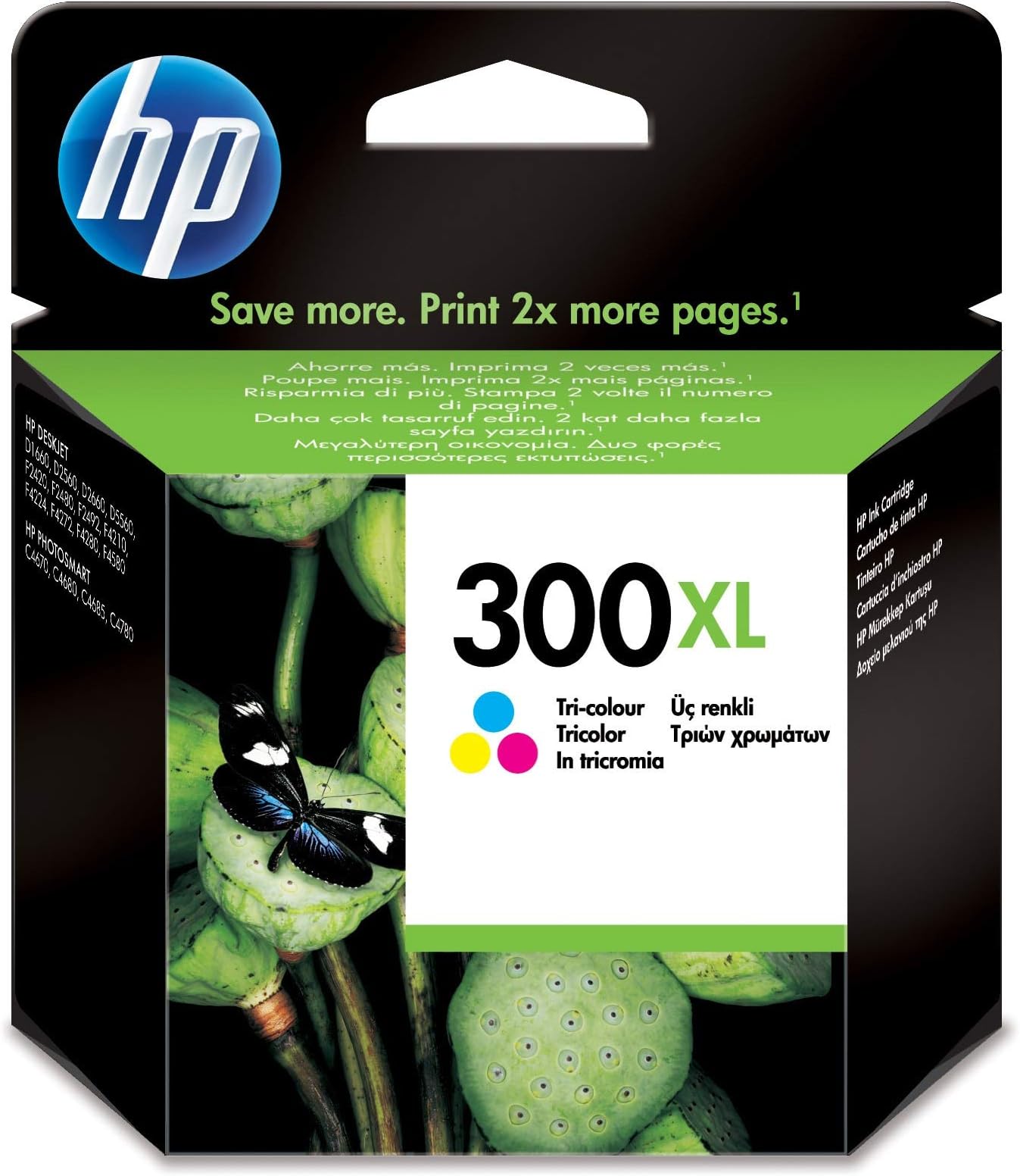 HP CC640EE 300 Original Ink Cartridge, Black, Single Pack : Amazon.co ...