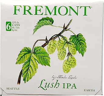 Amazon.com: Fremont Brewing, Lush IPA, 6pk, 12 Fl Oz Cans : Grocery & Gourmet Food