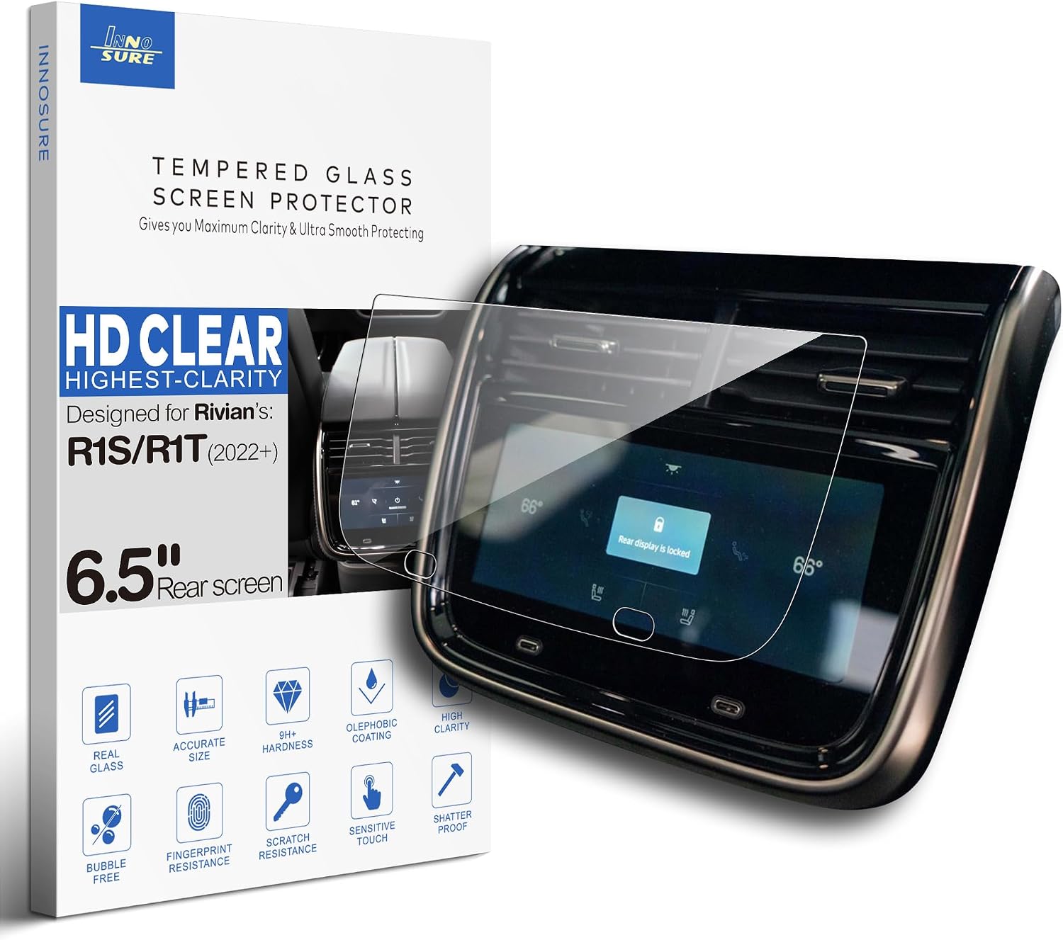 Amazon.com: INNOSURE Tempered Glass Screen Protector for 2022 2023 2024 ...