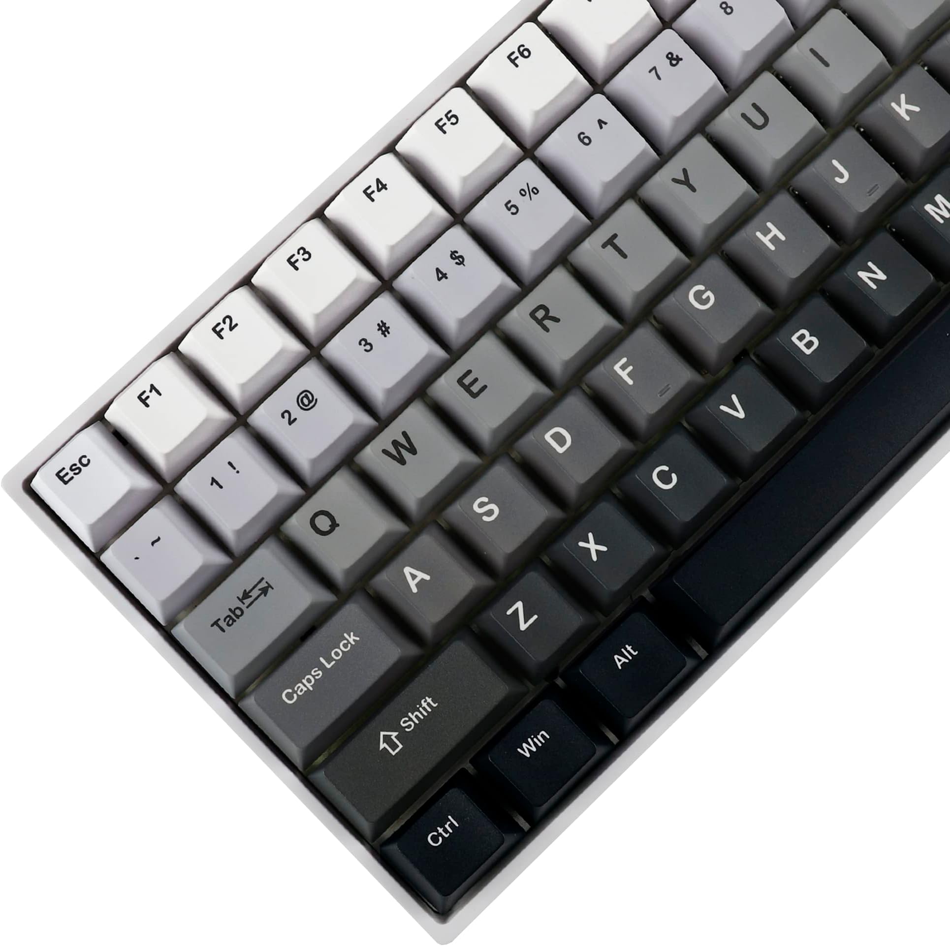 Amazon.com: 127 Five Sides Gradient Dye Sub Keycaps PBT Cherry Profile ...