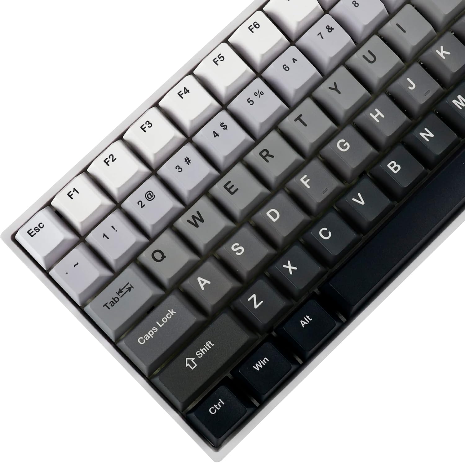 Amazon.com: 127 Five Sides Gradient Dye Sub Keycaps PBT Cherry Profile ...