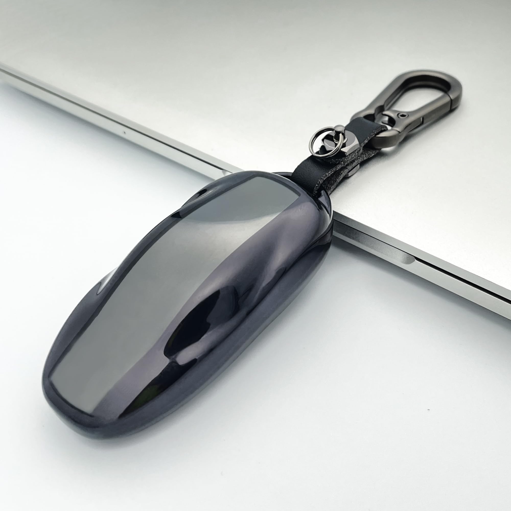 Amazon.com: RoyalFox Genuine 3 Buttons Leather Key Fob case Cover for ...