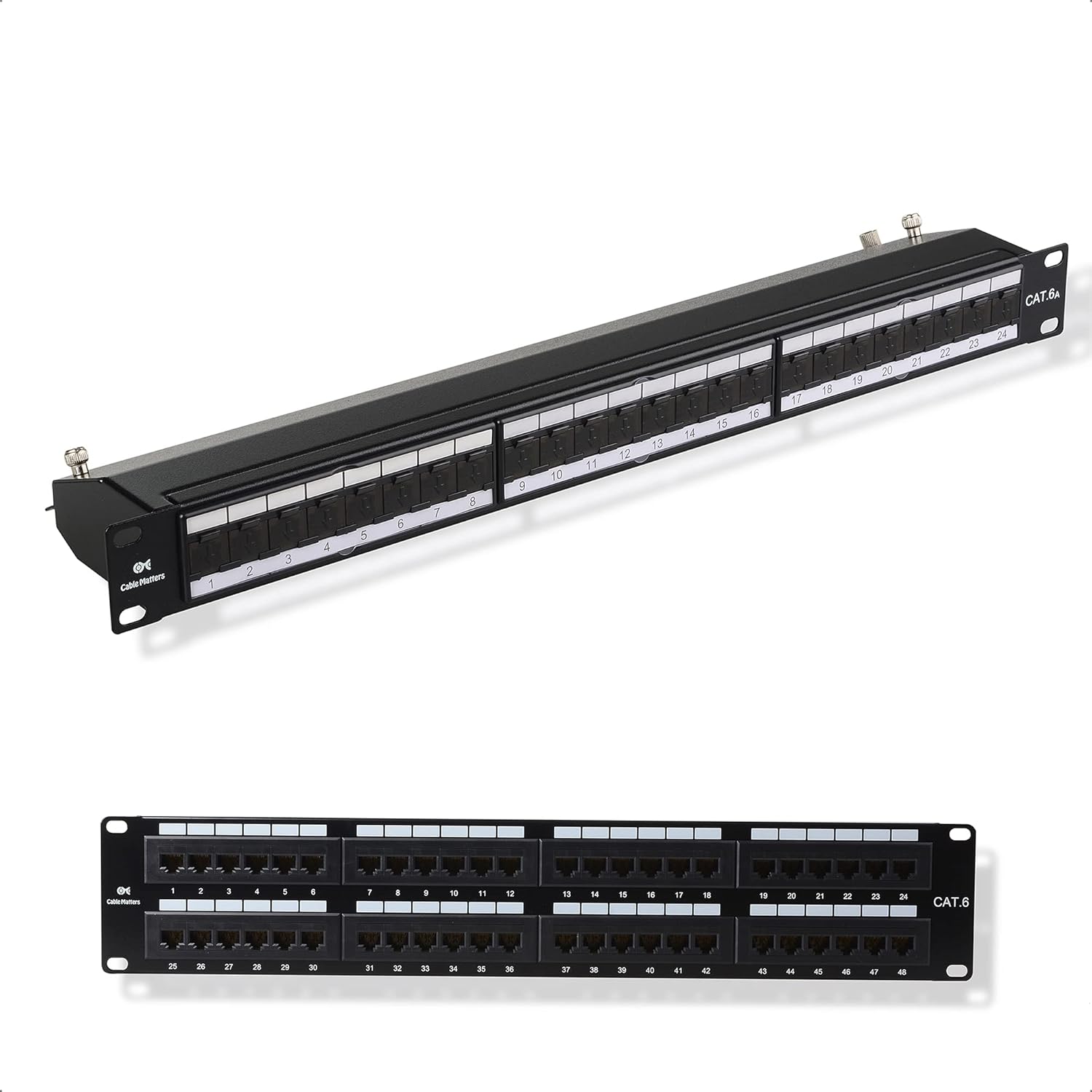 Amazon.com: Cable Matters UL Listed Rackmount or Wall Mount 48 Port ...