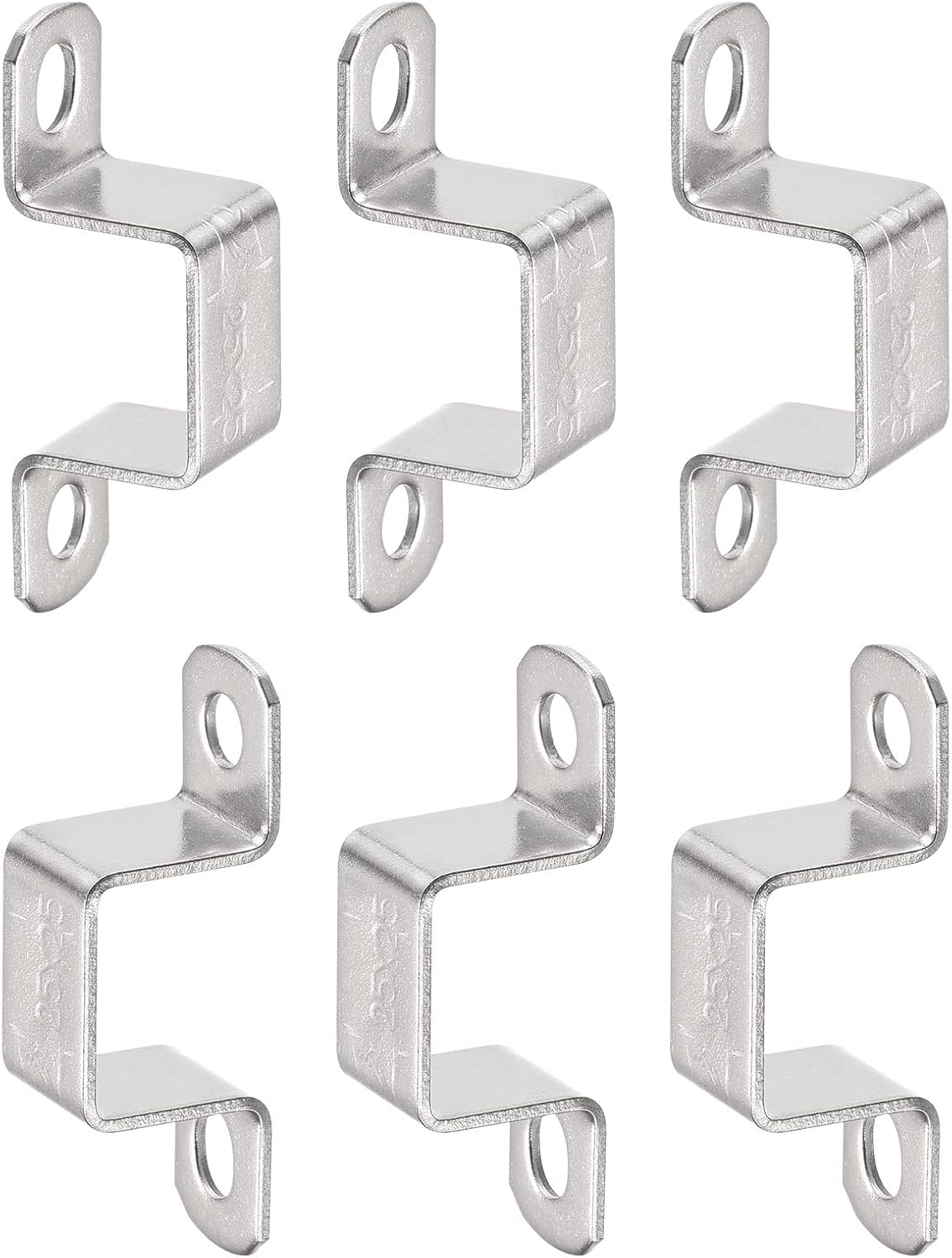 DTGN 22mmx27mm(InnerHxInnerW) U Shaped Strut Connector Bracket - 6Pack ...