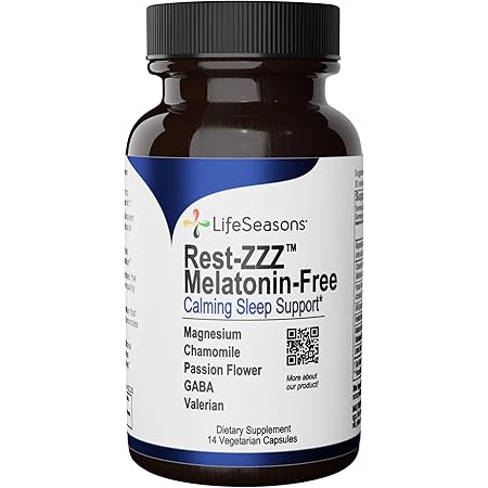 Amazon.com: LifeSeasons - Rest-ZZZ - Natural Sleep Supplement - Aids ...