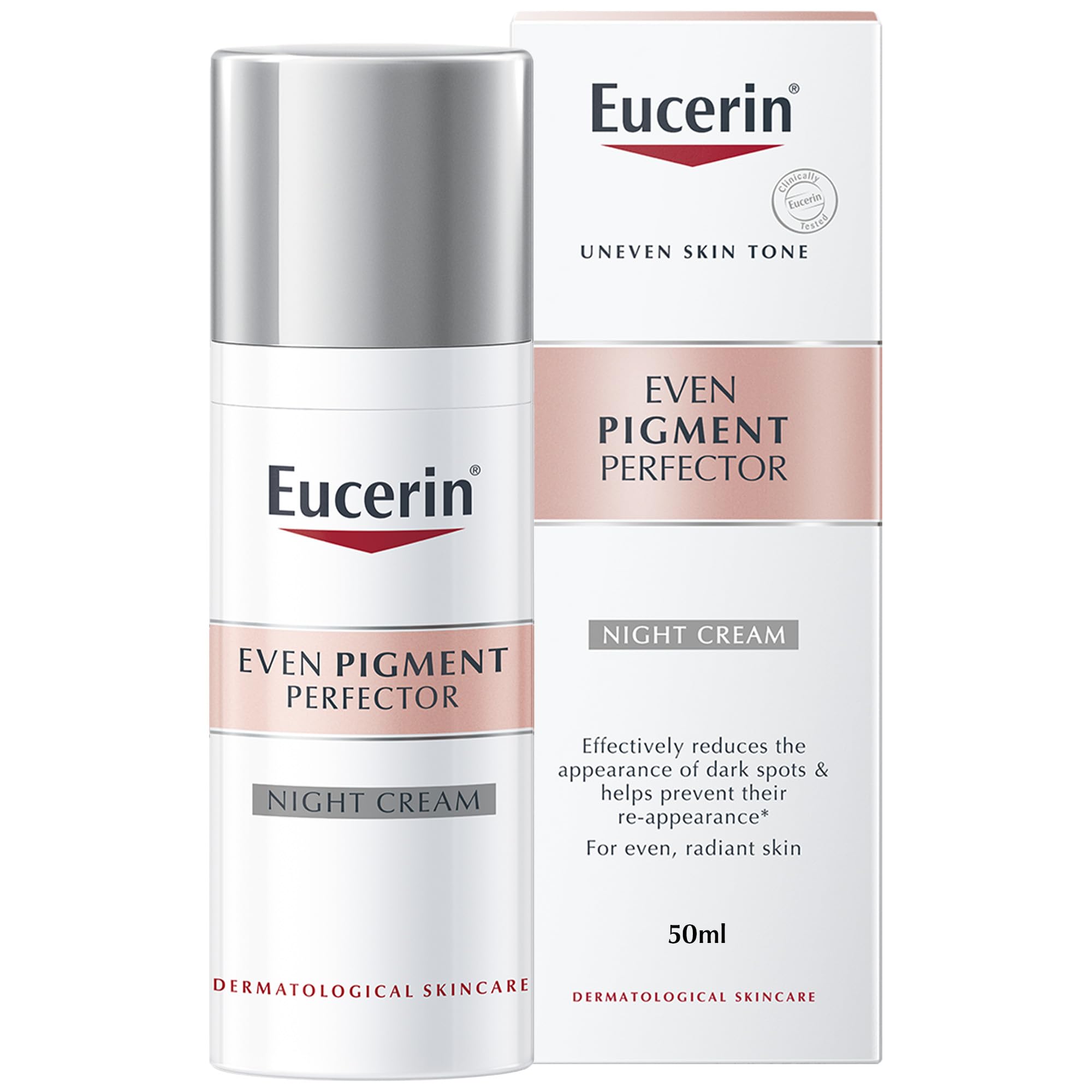 Eucerin Even Pigment Perfector Face Night Cream with Thiamidol, Reduces ...