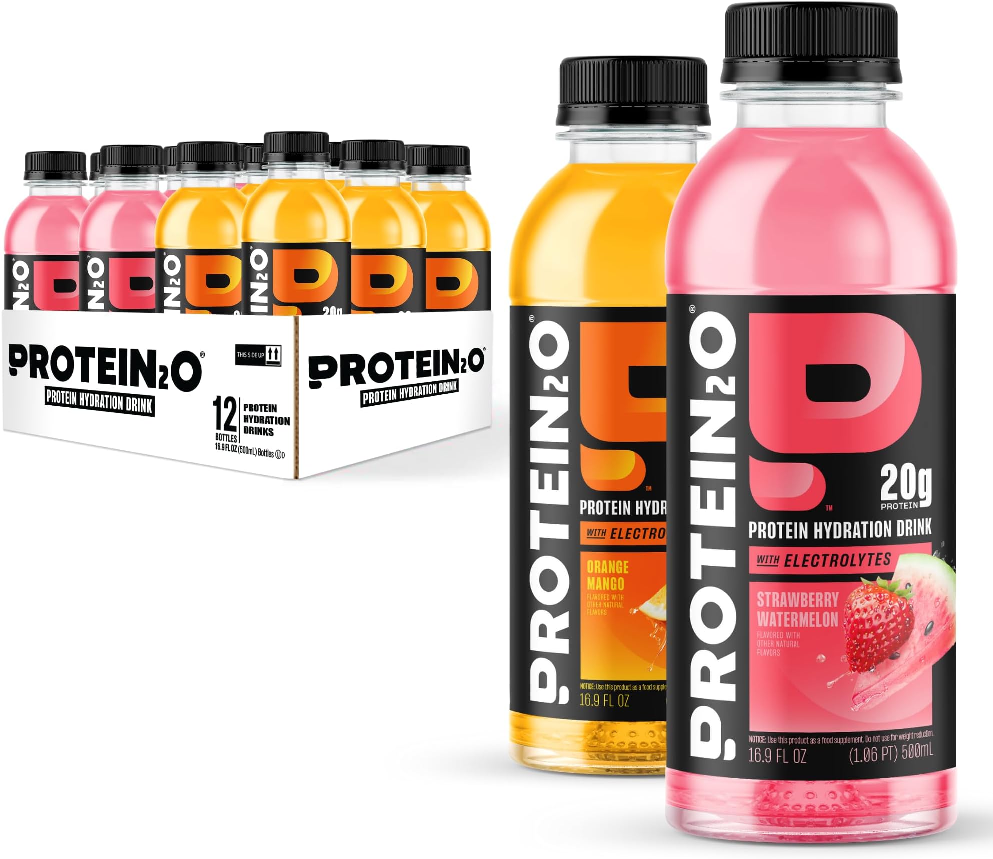 Amazon.com: Protein2o 20g Whey Protein Isolate Infused Water Plus ...