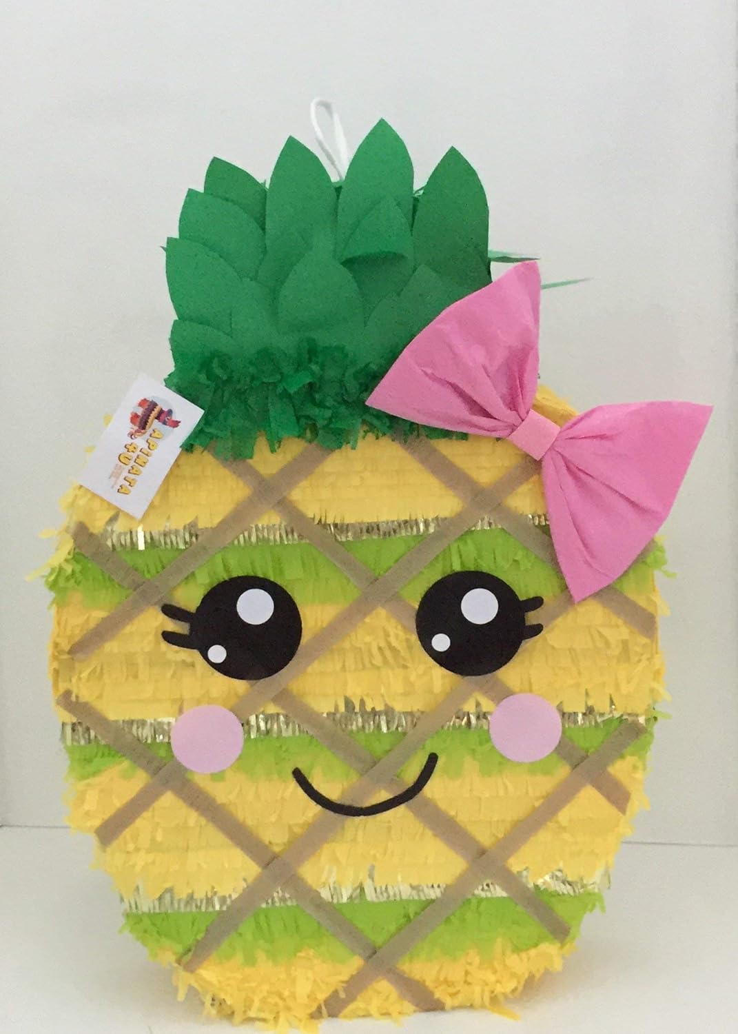 Amazon.com: APINATA4U Pineapple Pinata with Pink Bow : Toys & Games
