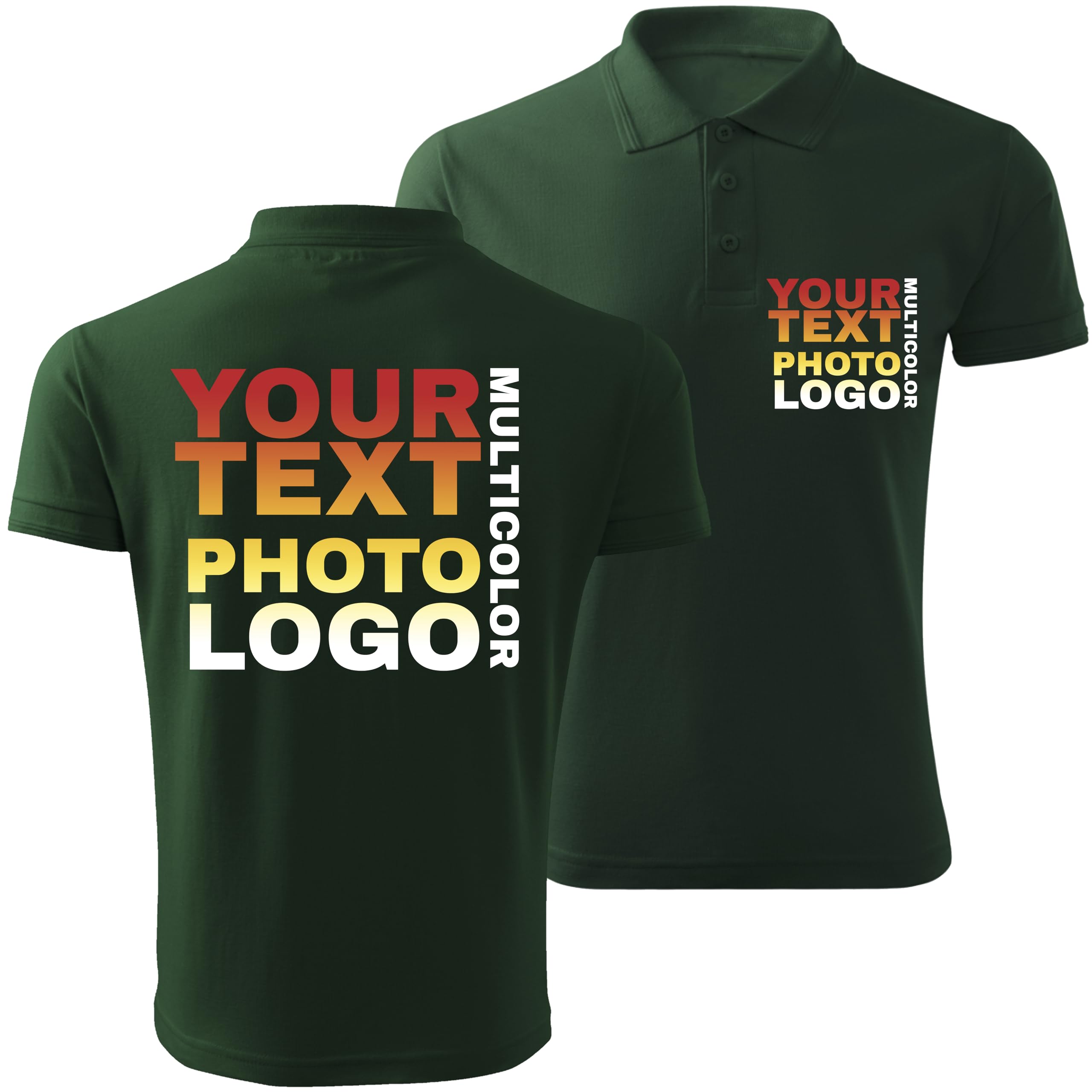 Customized Polo Shirts For Work Custom Fabric Designed Polo Shirts