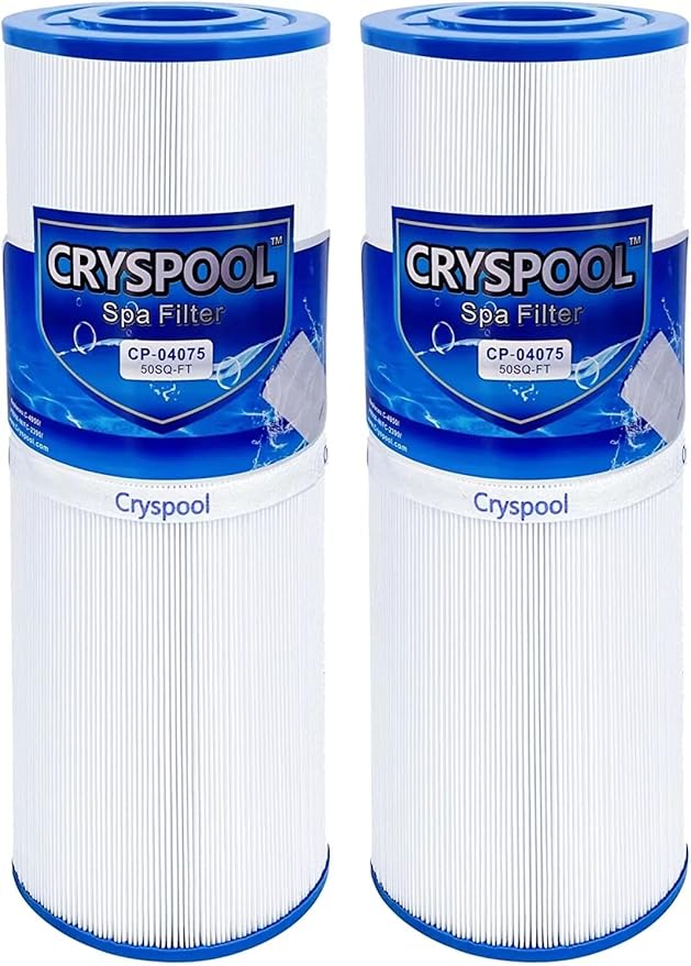 Amazon.com: Cryspool 50 sq. ft Spa Filter Replaces Unicel C-4950, PRB50 ...