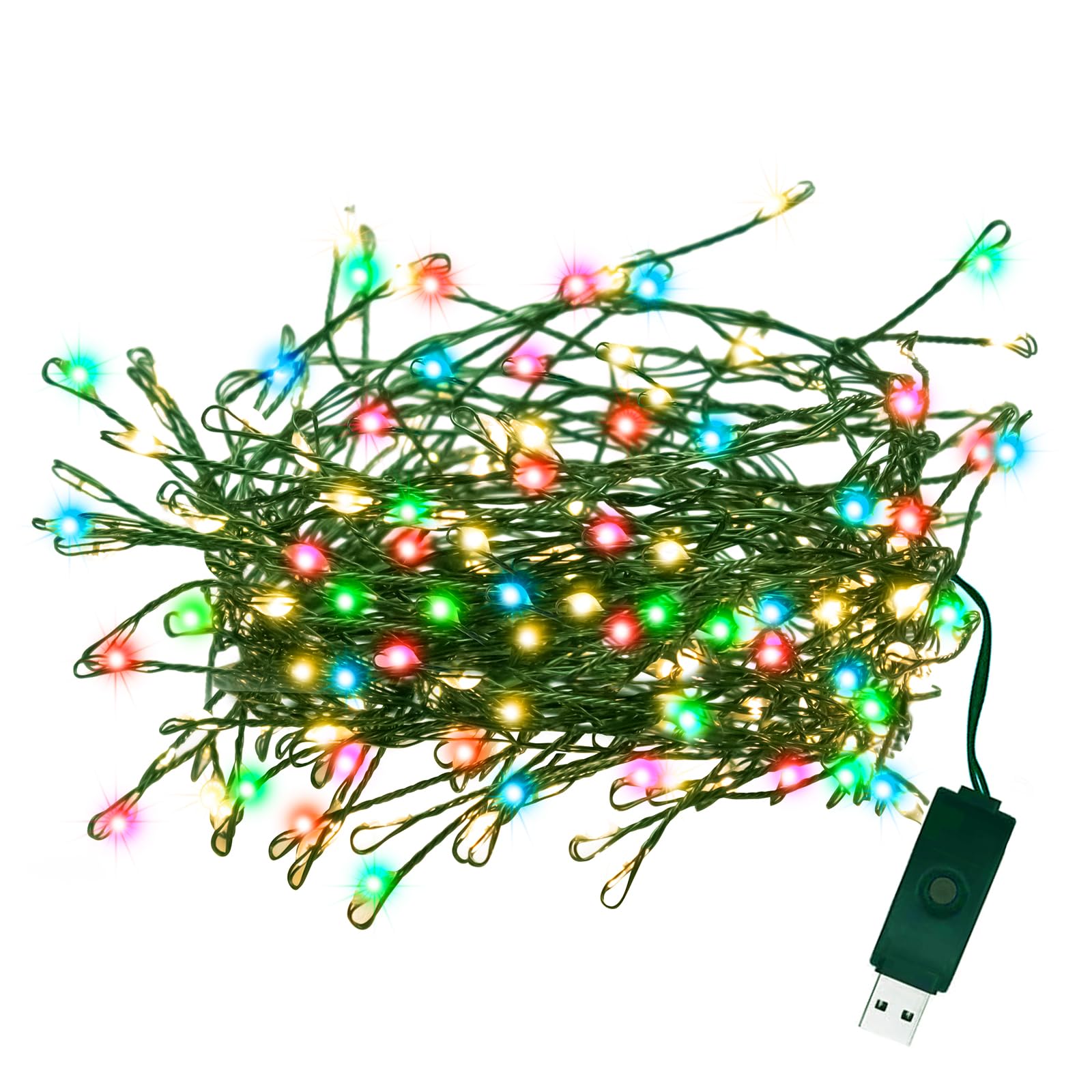 Amazon.com: FairyGlim USB Fairy Lights Plug in, Twinkle Firecracker ...