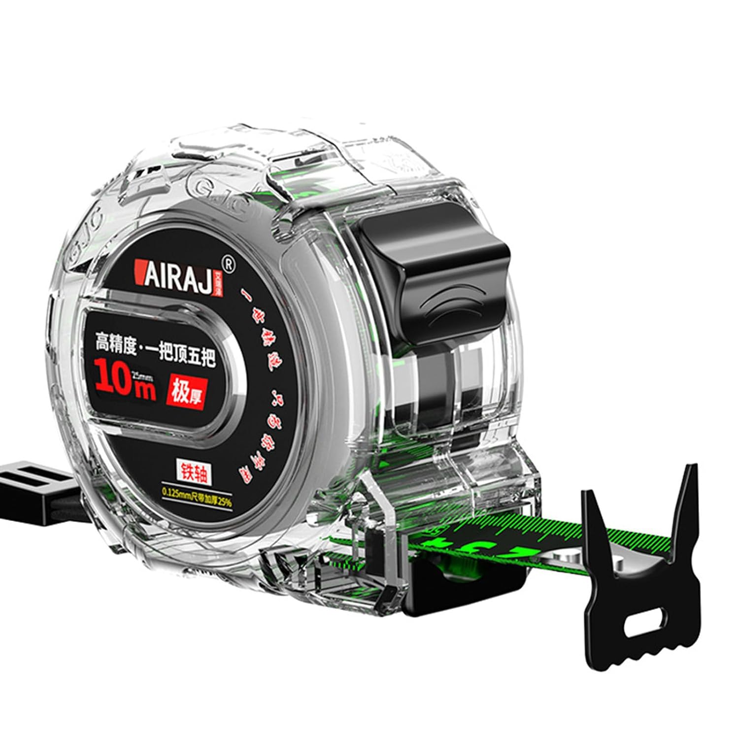 10m Fluorescent Transparent Retractable Tape Measure - Double-sided ...