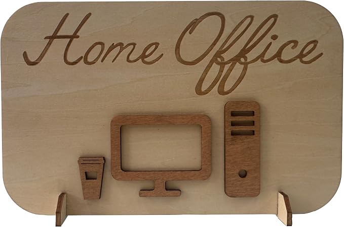 Amazon.com: Home Office Sign, Working From Home Gift, New Job Gift ...