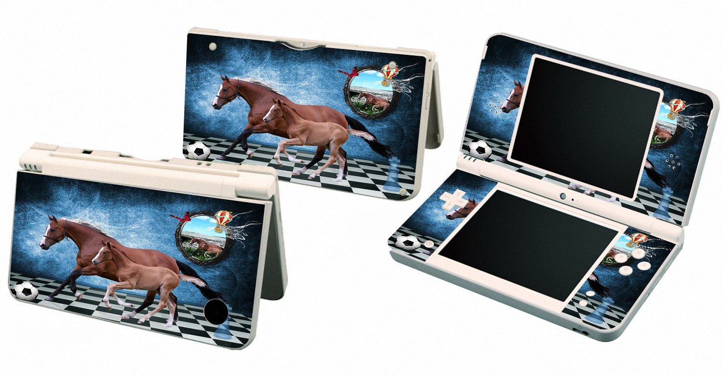 Amazon.com: Horse Vinyl Skin Sticker Decal Cover for Nintendo DSi XL ...