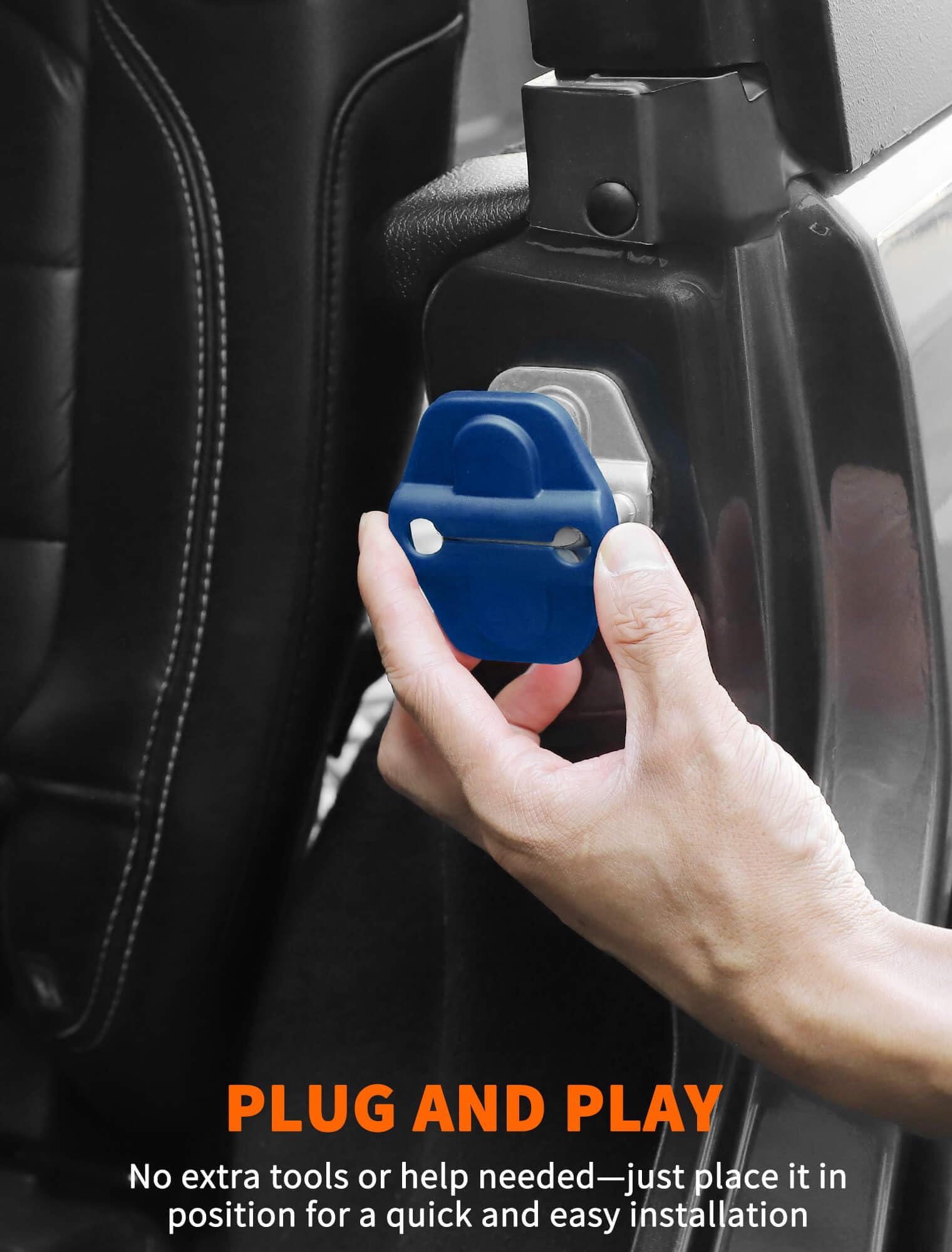 Snapklik.com : Savadicar Blue Interior Accessories - Front Door ...