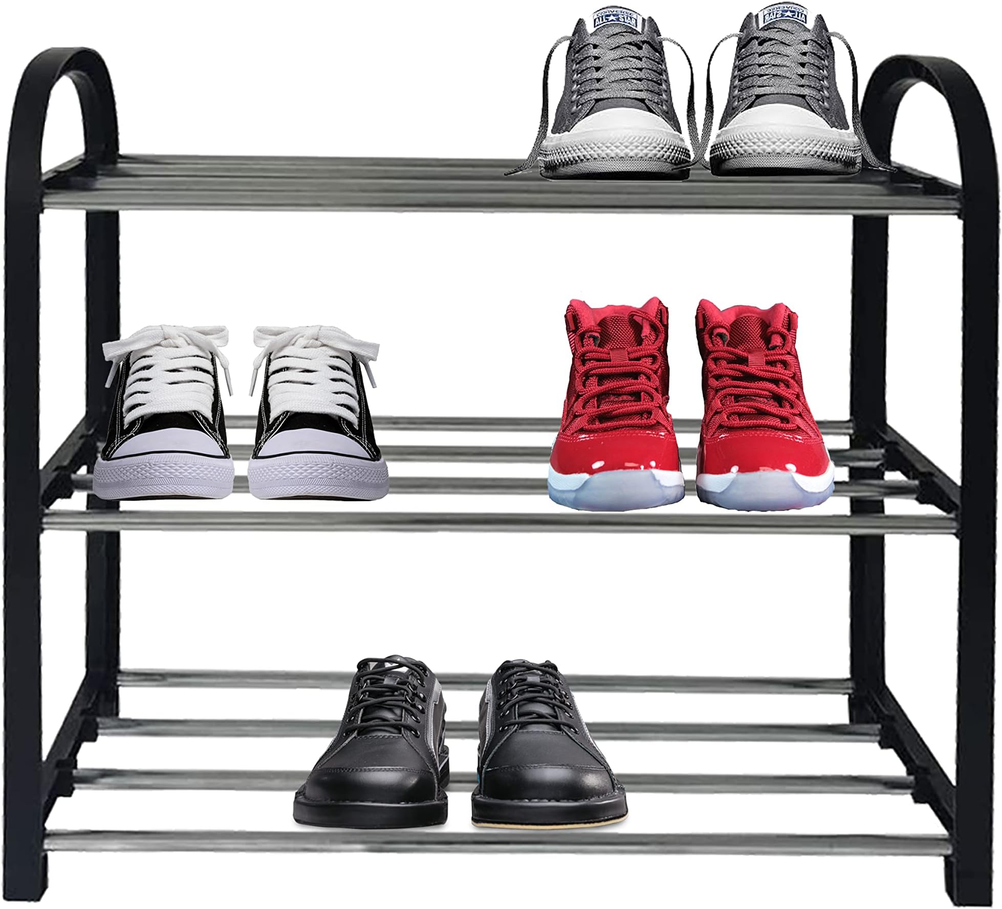 Milosc Shoe Rack Small to Large 3, 4, 5 Tier Shoe Racks Strong ...