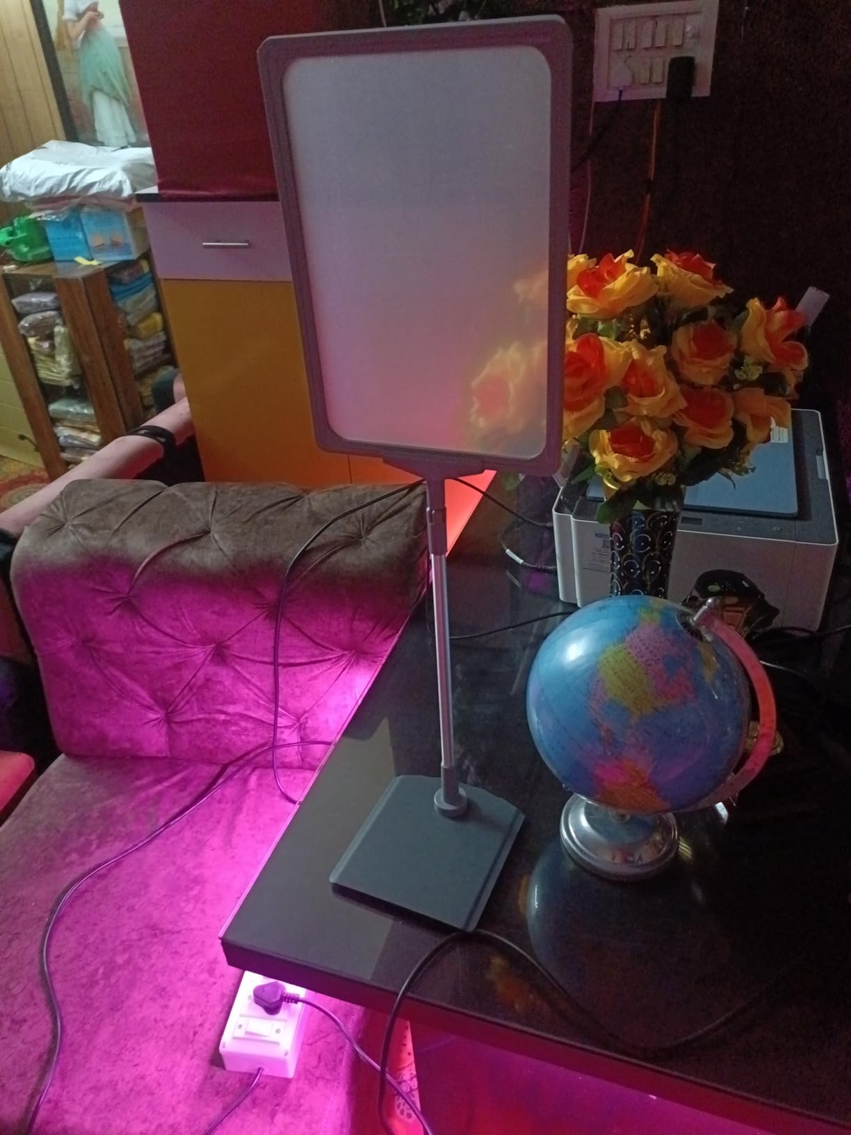 Infomate FRA Frame Pocket A4 Paper Brochures/Sign/Notice Display Table ...