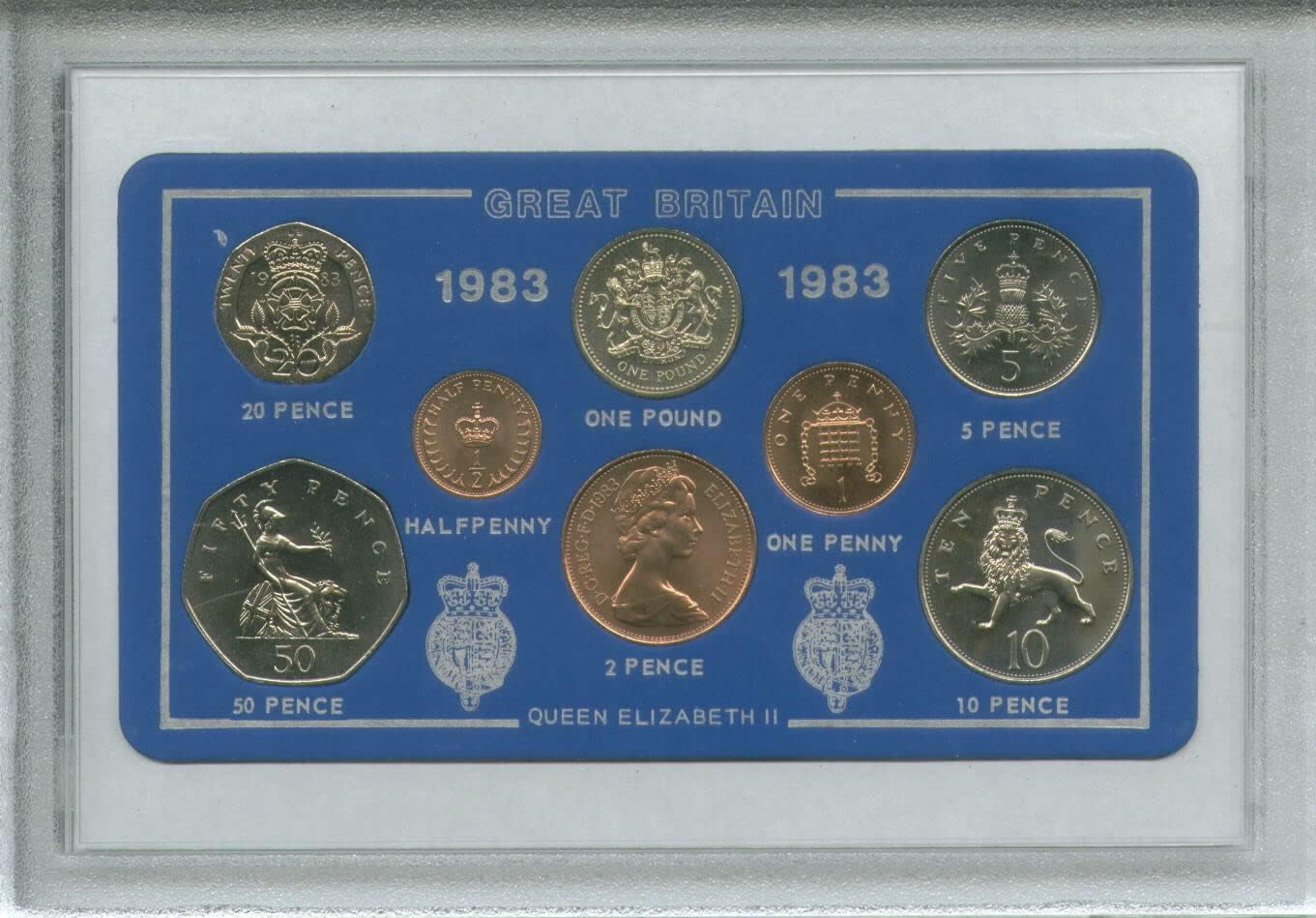 1983 British Coin Gift Set (Retro 41st Birthday Year of Birth or ...