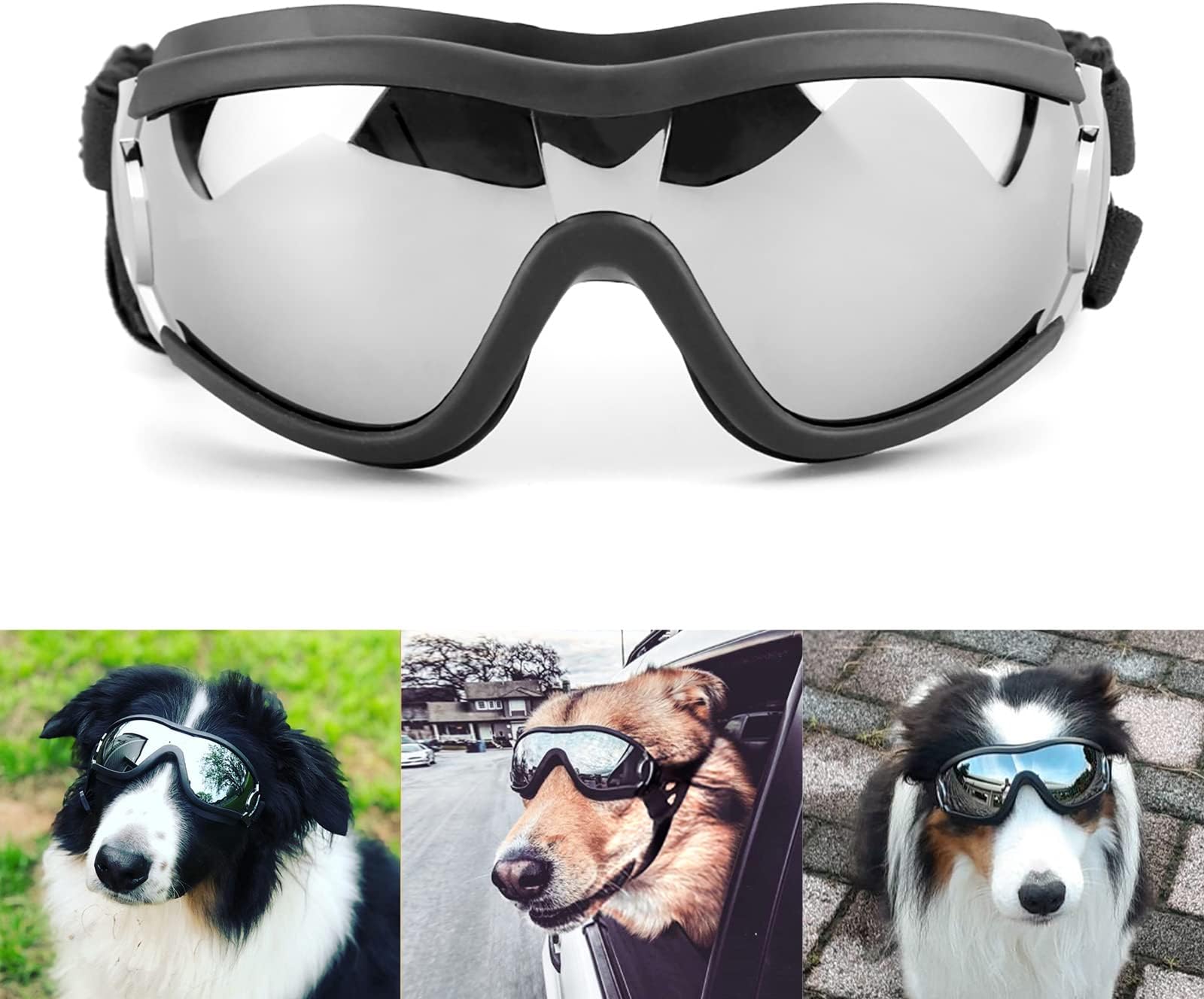 Namsan Dog Goggles Anti-UV Pet Sunglasses Waterproof Windproof Eye ...