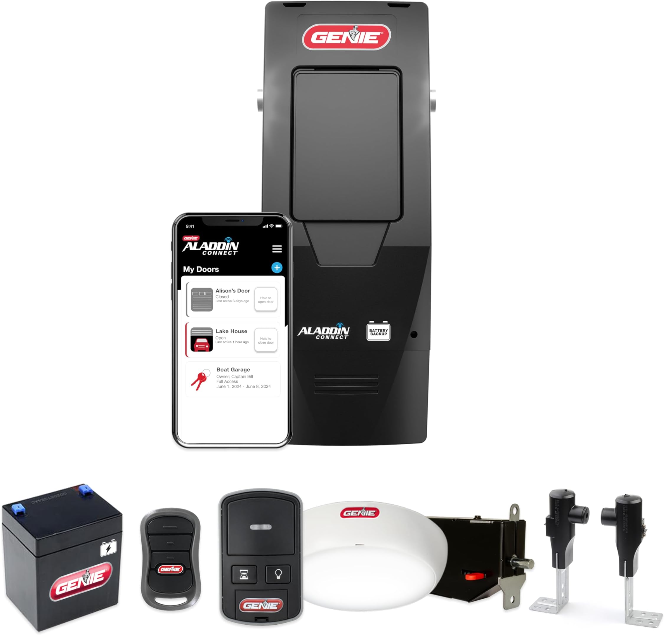 LIFTMASTER 8900W Light-Duty Commercial JACKSHAFT Operator W/Built-in WI ...