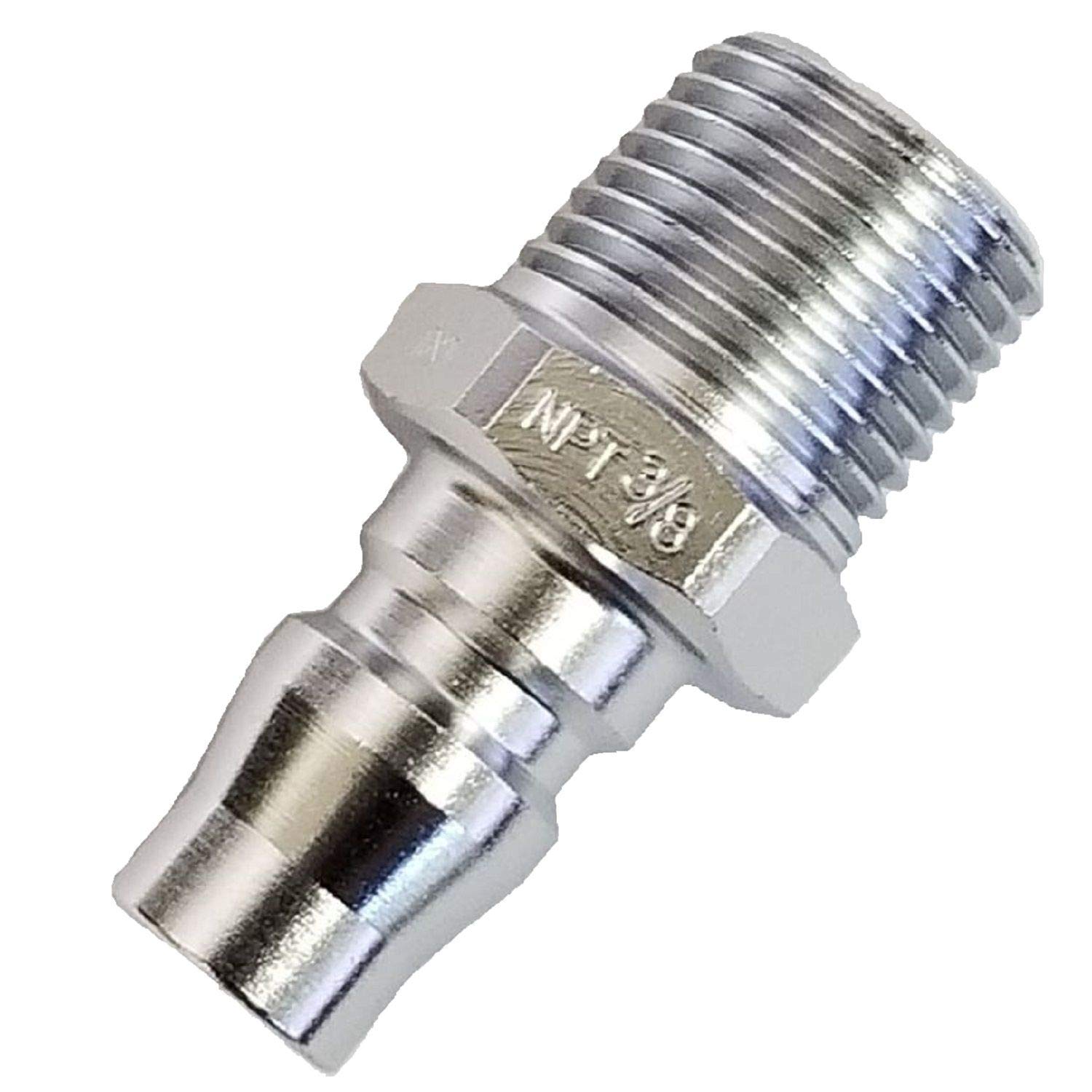 Nitto Kohki Hi Cupla 30PM-NPT Quick Connect Pneumatic Coupler Plug, 3/8" Size, Male, NPT Thread ...