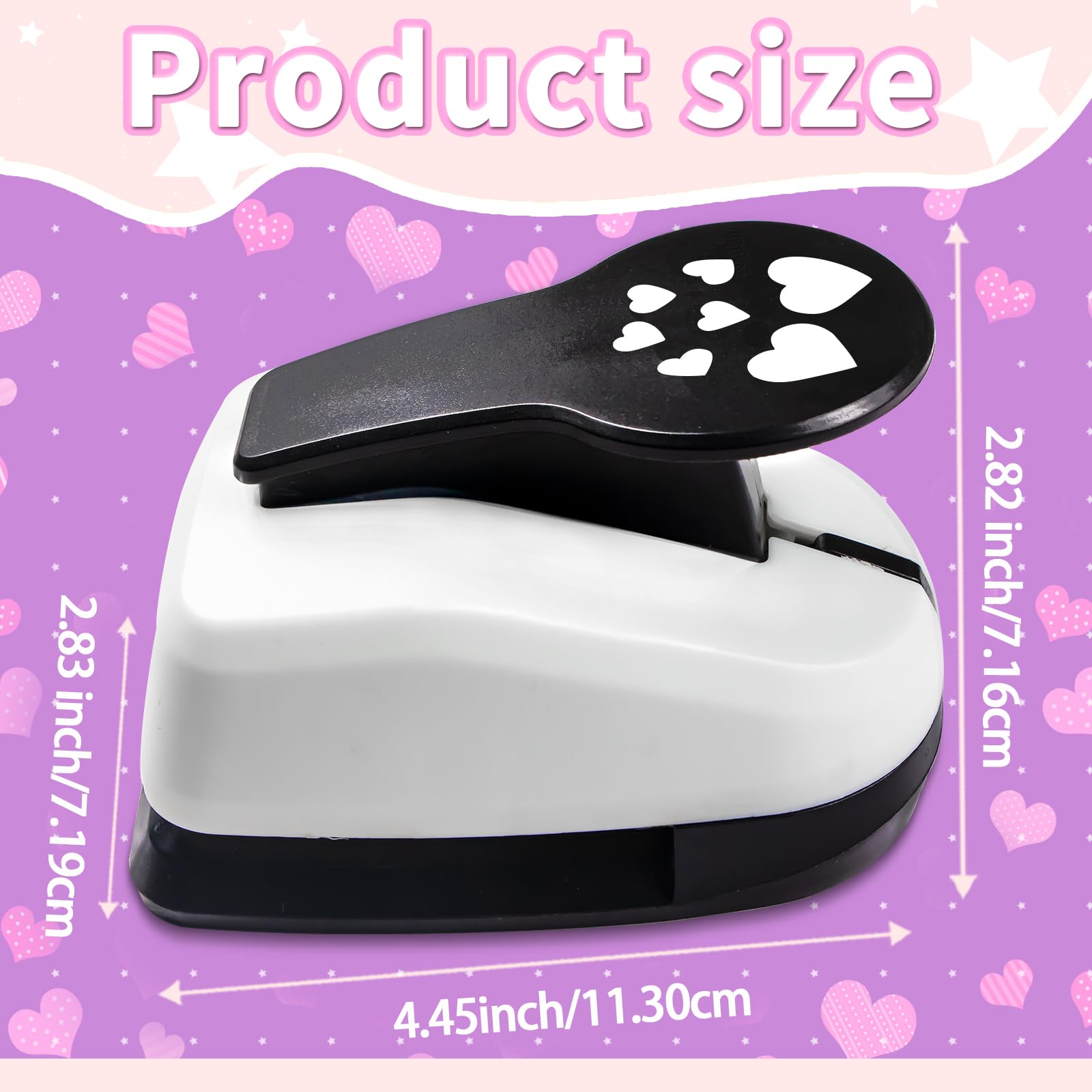 Snapklik.com : Heart Punch Heart Paper Punch Different Sizes Heart Hole ...