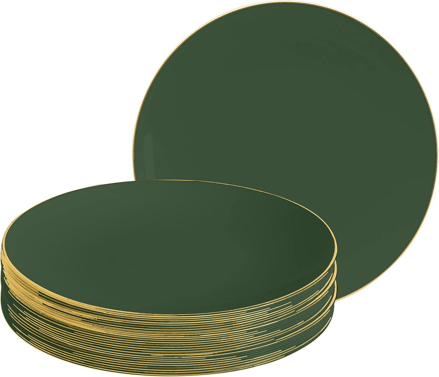 Amazon.com: LUXE PARTY NYC Plastic 30 Pack Dinnerware Plates ...