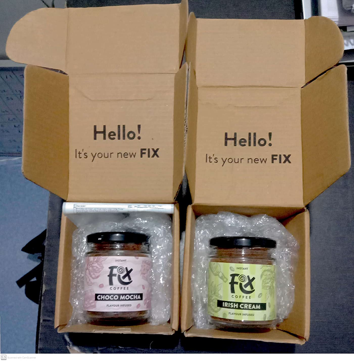 FIX Coffee Irish Cream and Choco Mocha Instant Coffee Powder | Makes 50 ...