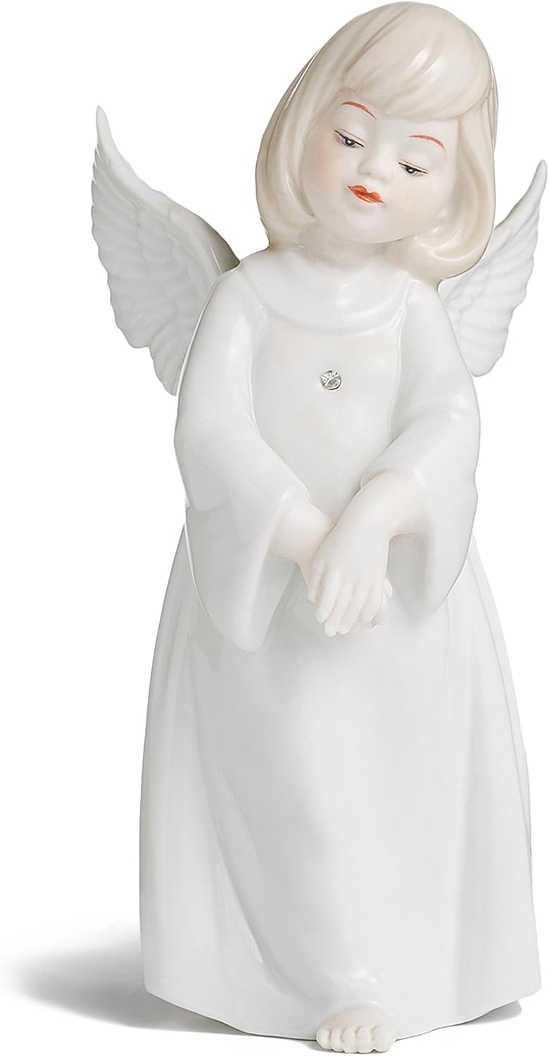 Amazon.com: Little Angel Figurines Porcelain Cherubs with Wings ...