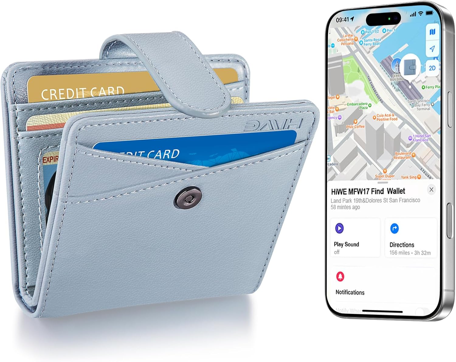 Amazon.com: Small Womens Wallet, Bifold Wallets with Smart Anti-Loss ...