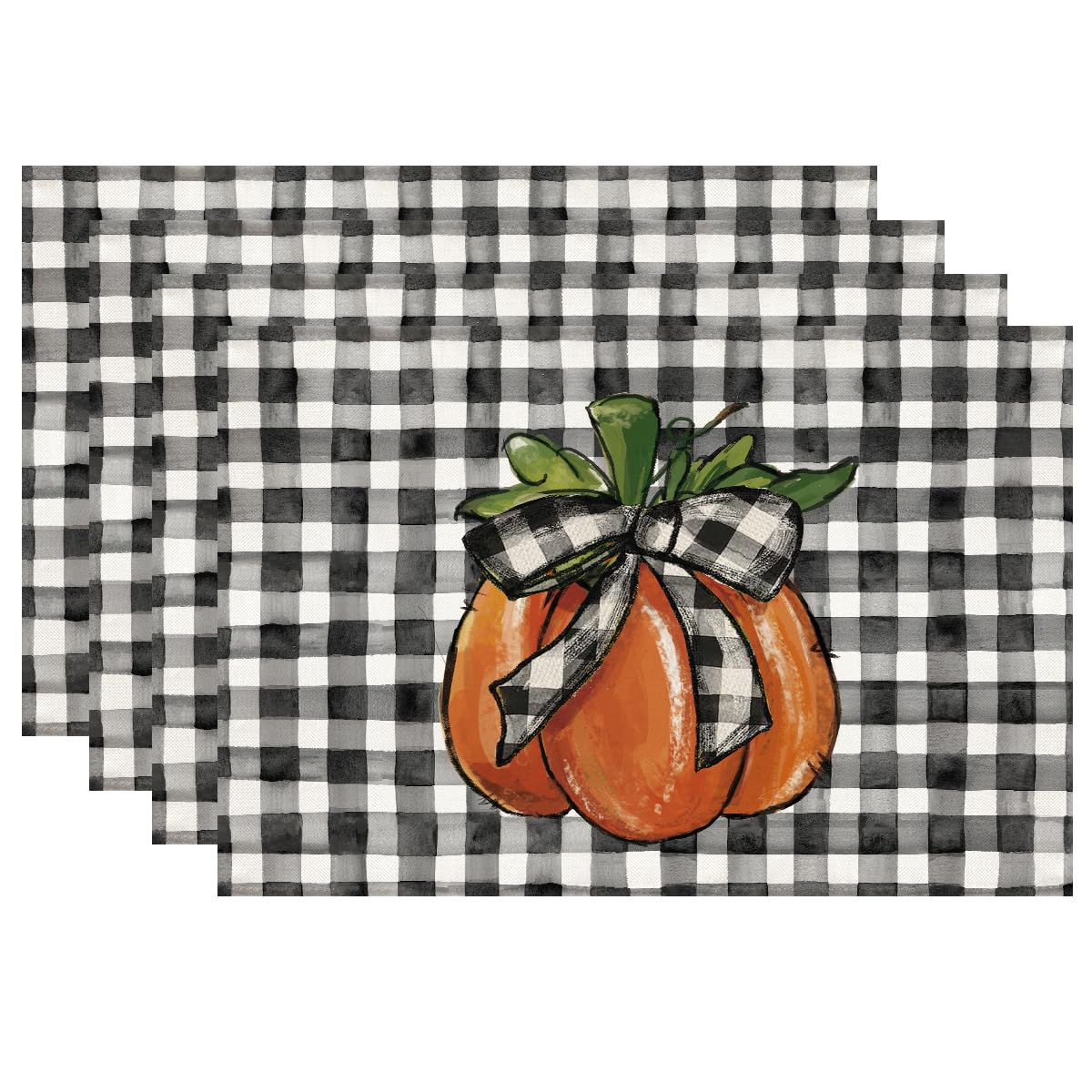 Amazon.com: Siilues Thanksgiving Decorations, Pumpkin Fall Leaves Fall ...