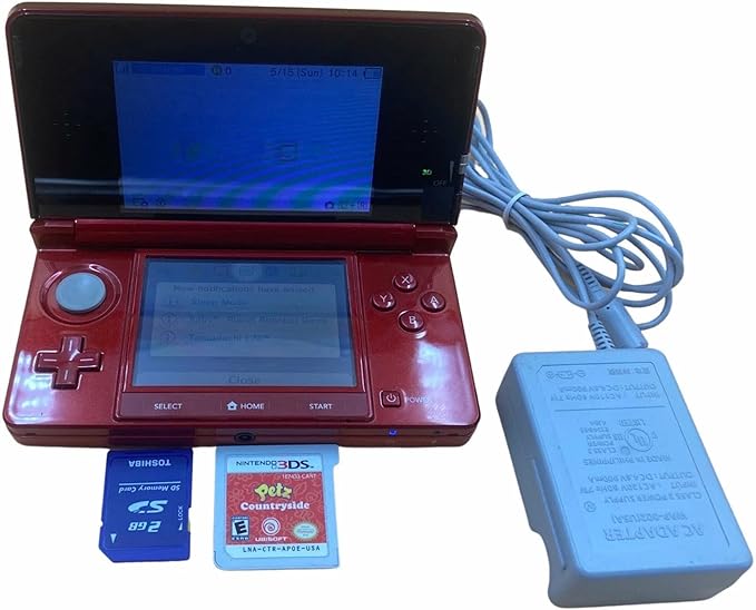 Nintendo 3DS - Flame Red - Standard Edition: Nintendo 3DS: Video Games ...