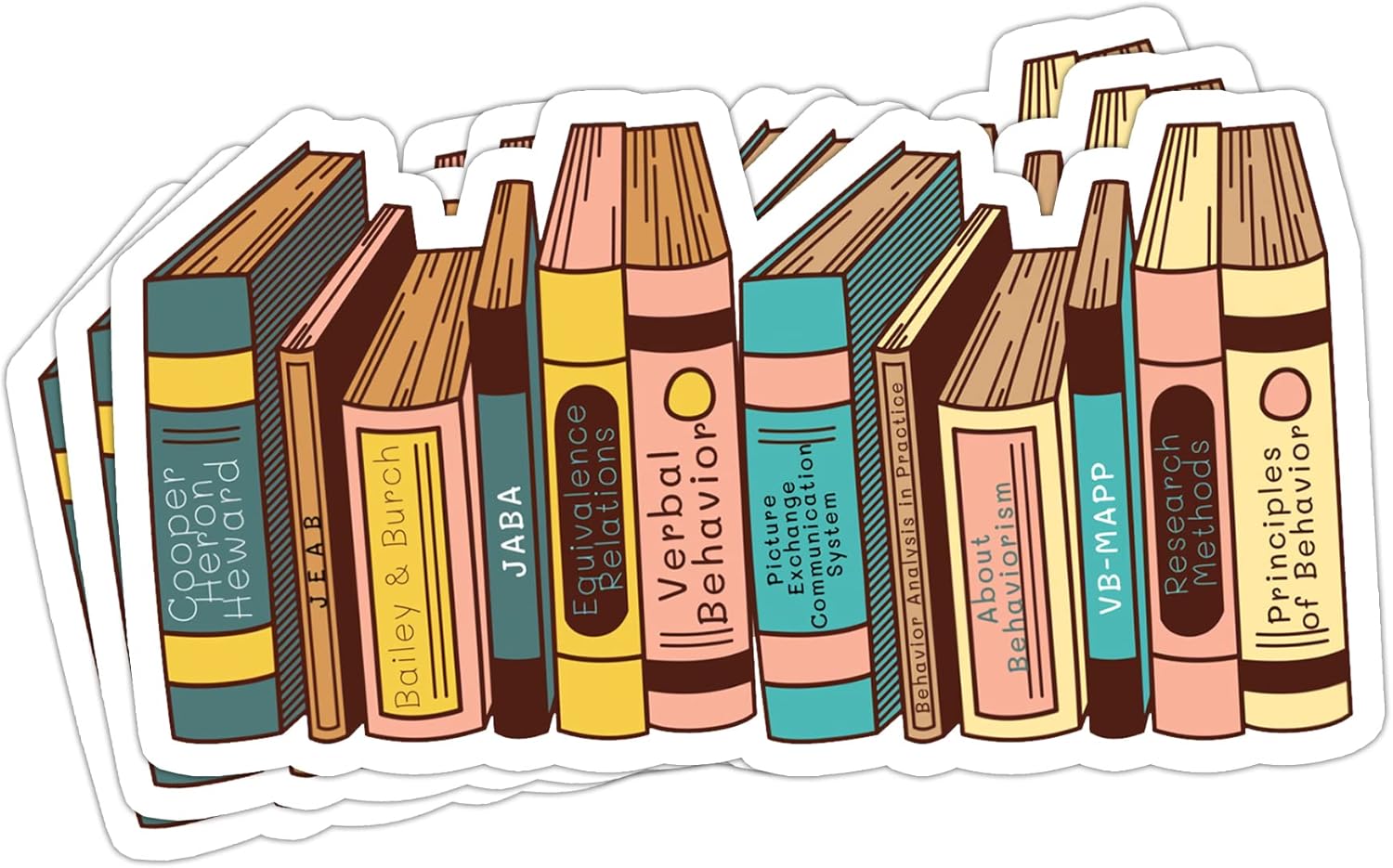 Amazon.com - 3 Pcs/Pack Aba Applied Behavior Analyst Stickers - Aba ...