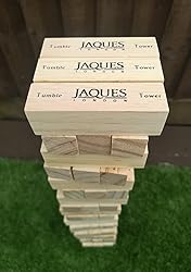Jaques of London Giant Tumble Tower | Giant Garden Game | Outdoor Games ...
