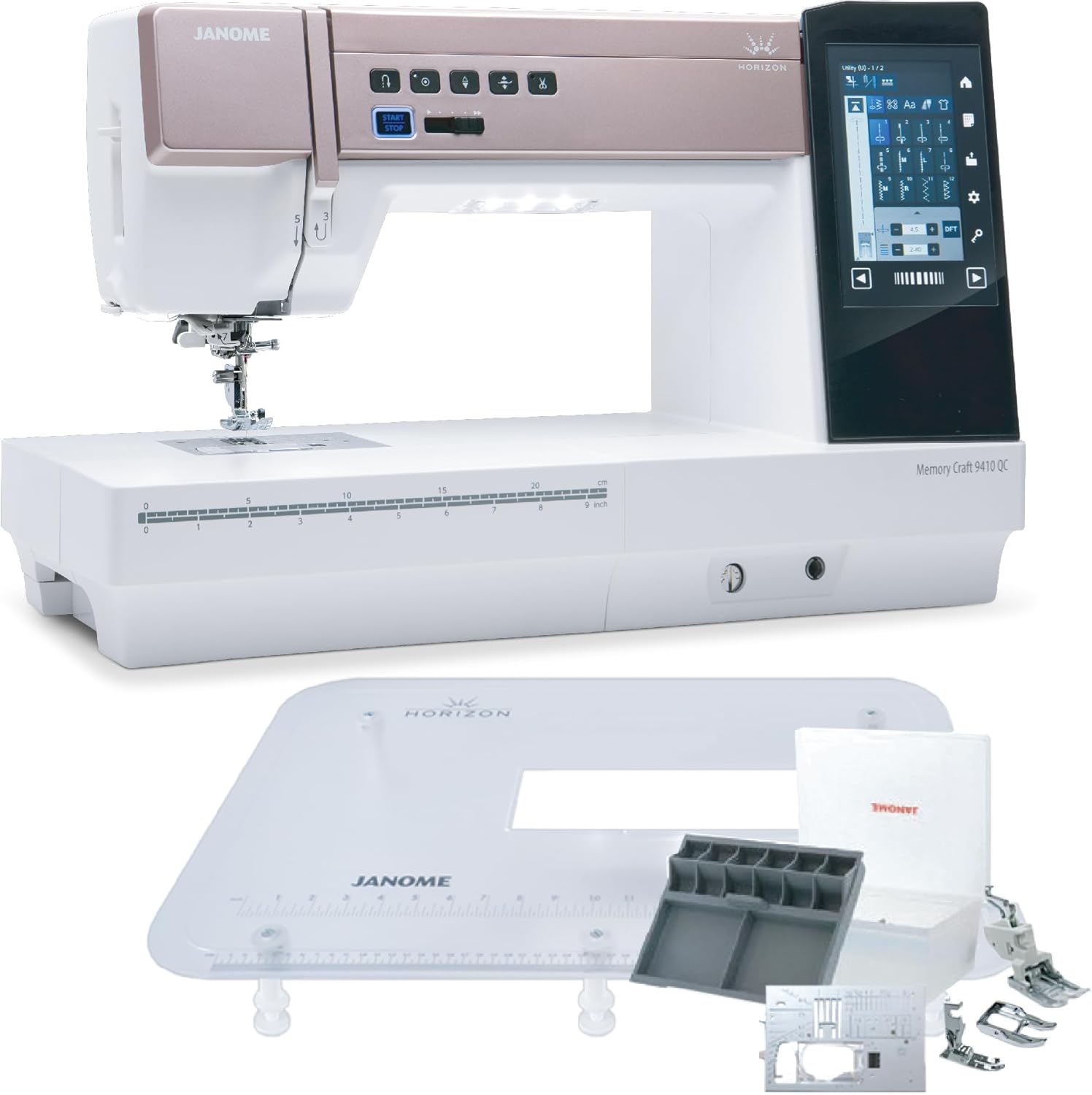Amazon.com: Janome Horizon Memory Craft 9410QC Sewing and Quilting ...