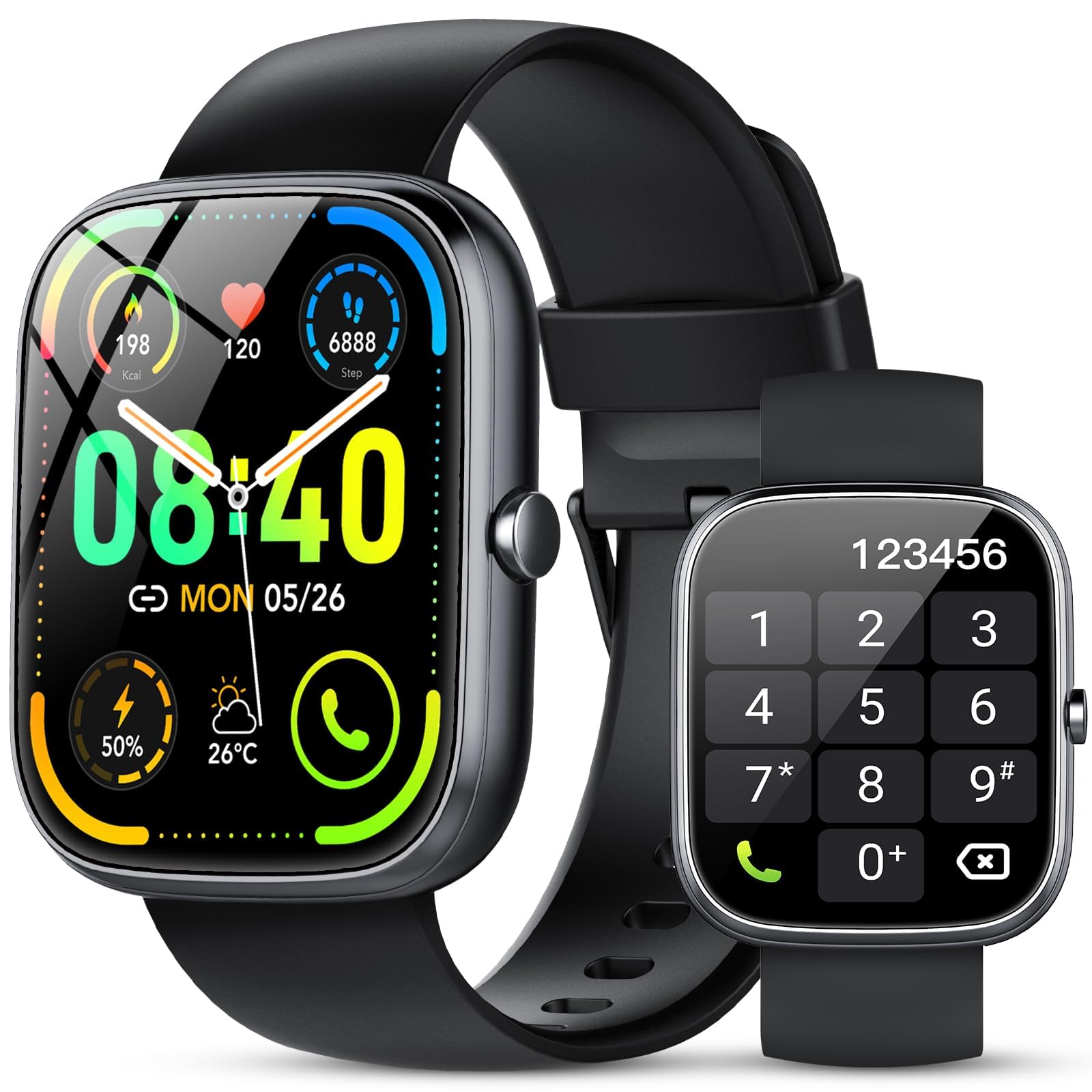 Smart Watch for Women Men, Bluetooth Call,1.91" HD Touch Screen ...