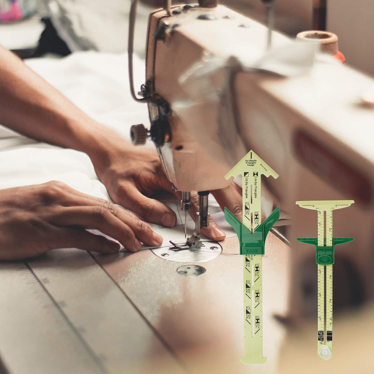 GORGECRAFT 5-in-1 Sliding Gauge, Vernier Caliper Plastic T-Shaped ...