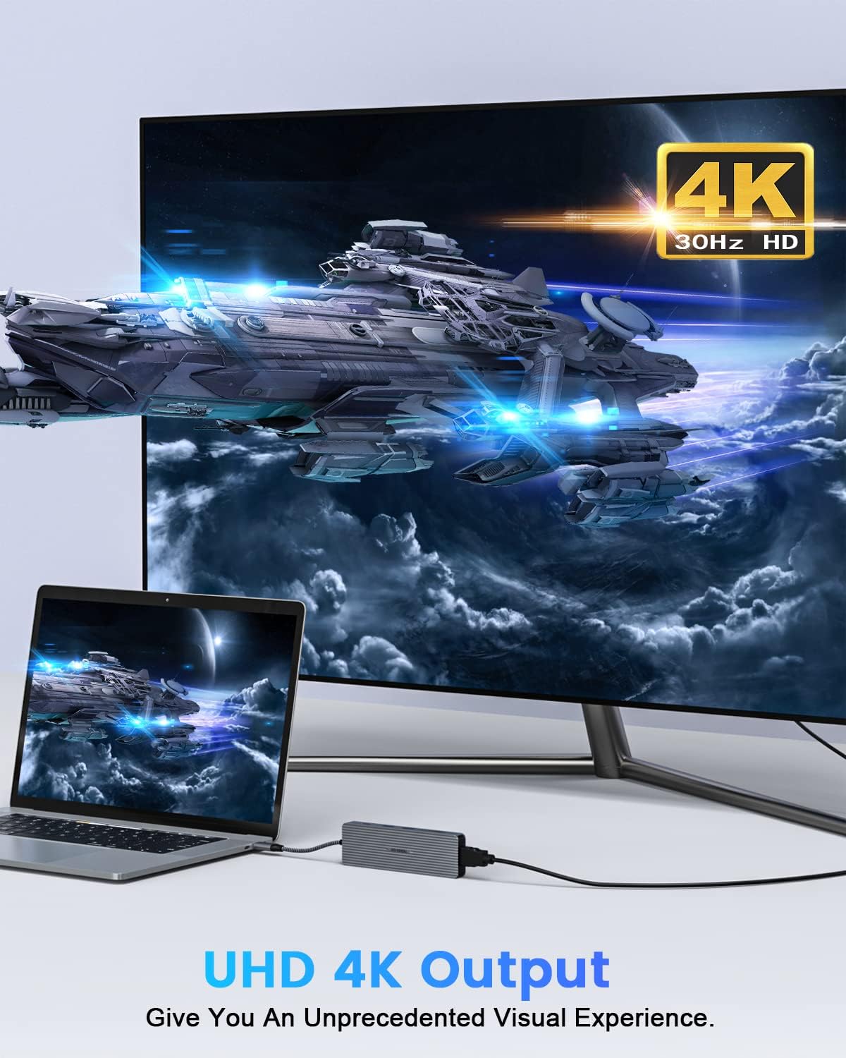 Hub USB C, adaptador USB C 9 en 1 Tiergrade con HDMI 4K, 100 W PD, 3 ...