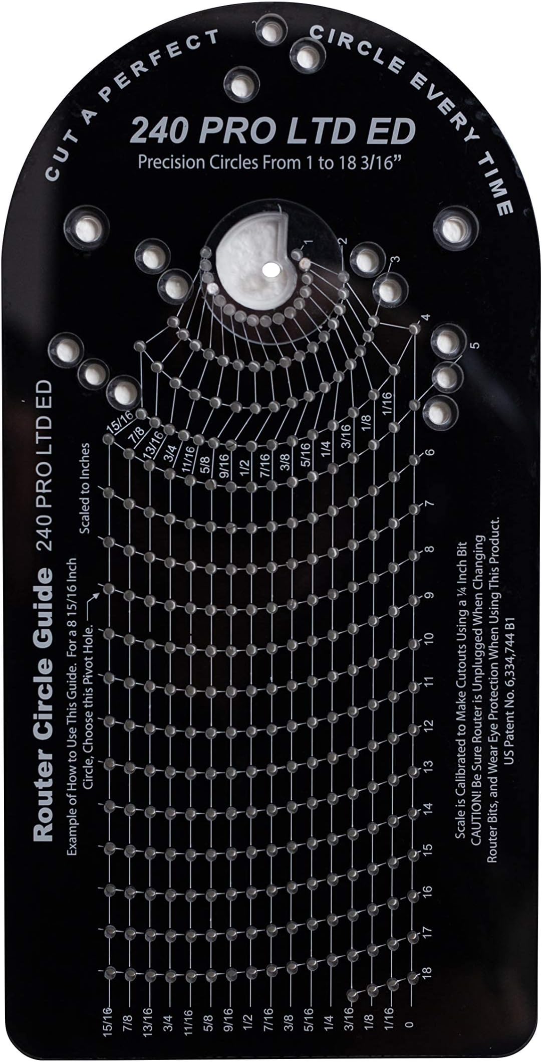 Amazon.com: Rockler Ellipse Router Circle Cutting Jig – Easy to Use ...